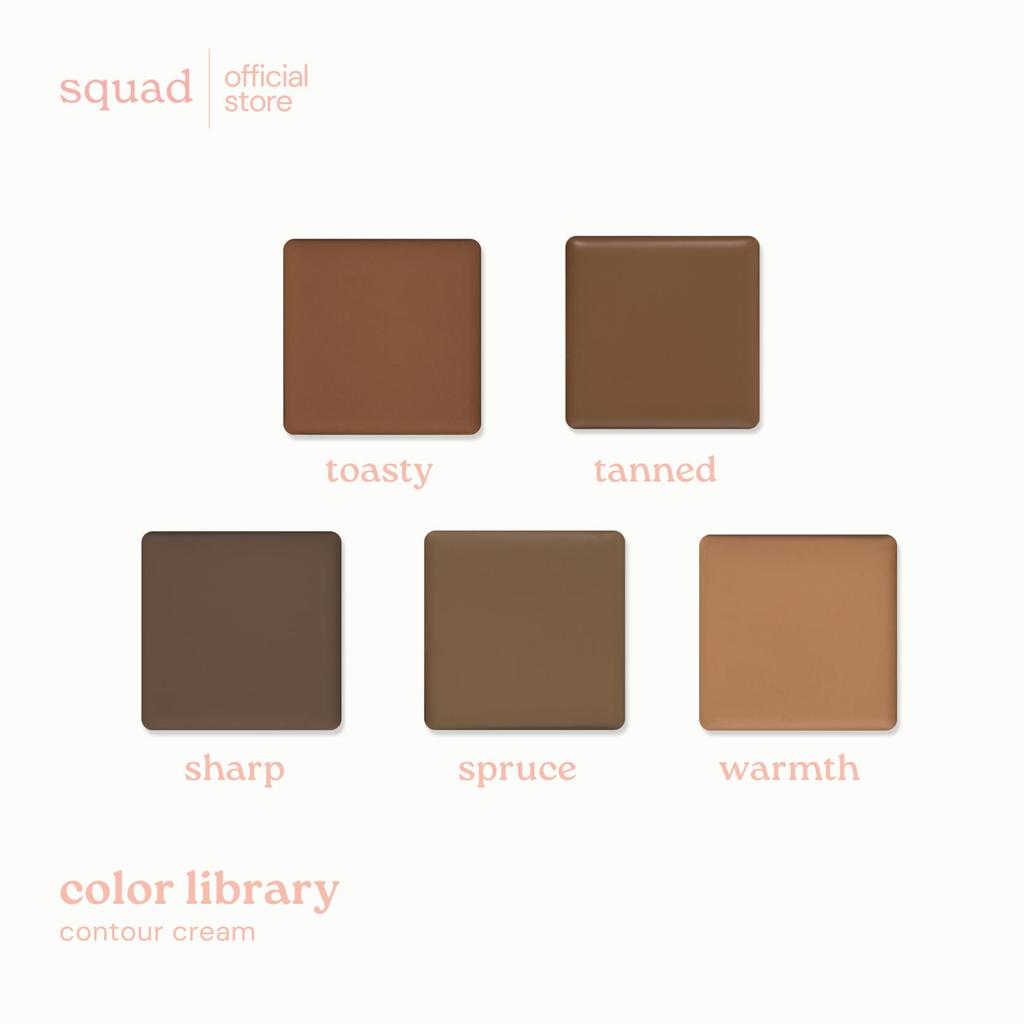 squad cosmetics color library contour cream | Shopee Philippines