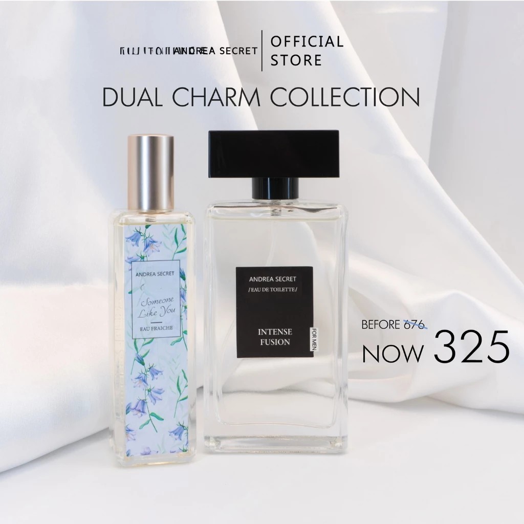Andrea Secret Dual Charm Collection 50ML |Confident Blooms & Iron ...