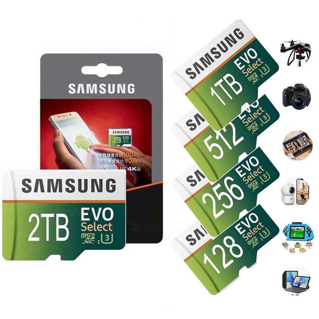 Speed Class10 TF Card 2TB 1TB 512GB 256GB 128GB A2 V30 U3 Memory Card ...