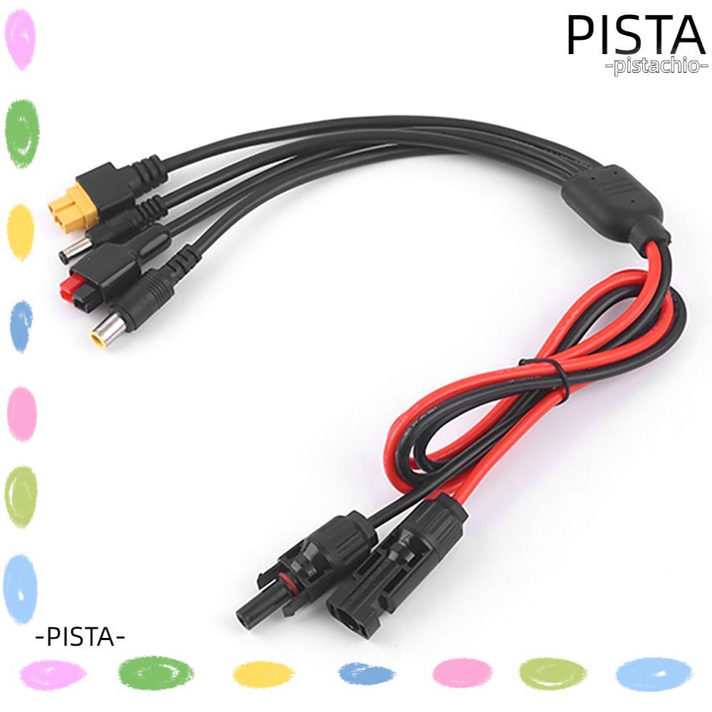 PISTA Panel Extension Cable, 4 in 1 MC4 to DC5521 7909 XT60 Female ...