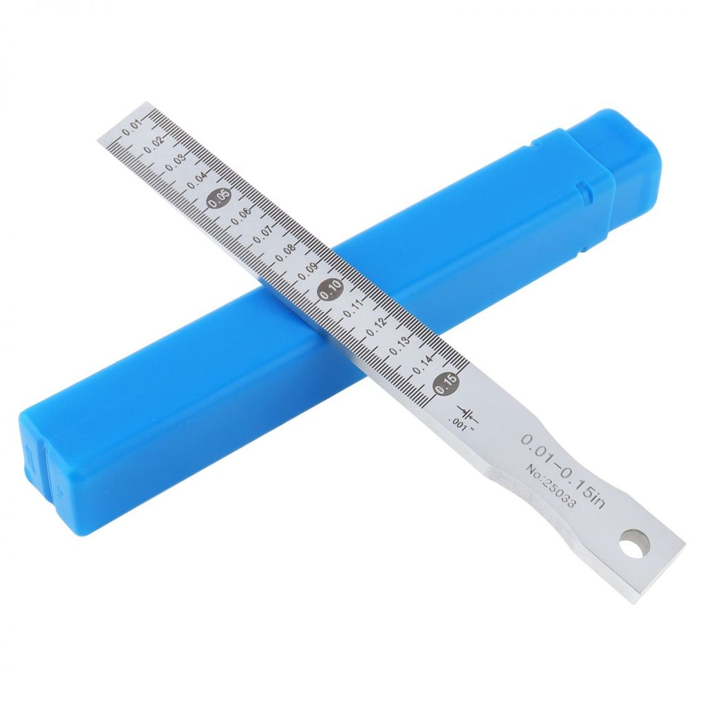 Stainless Steel Imperial Scale 0.01-0.15 inch Wedge Feeler Gauge Gap ...