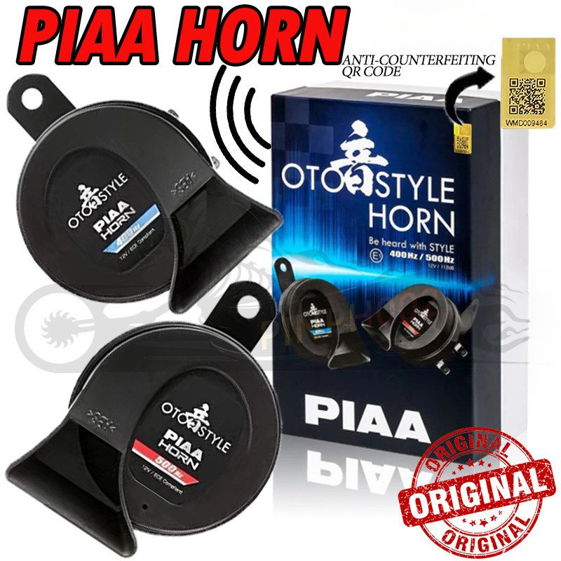 PIAA OTO HO-14 Original Style Horn 400Hz & 500Hz Super Loud for Car ...