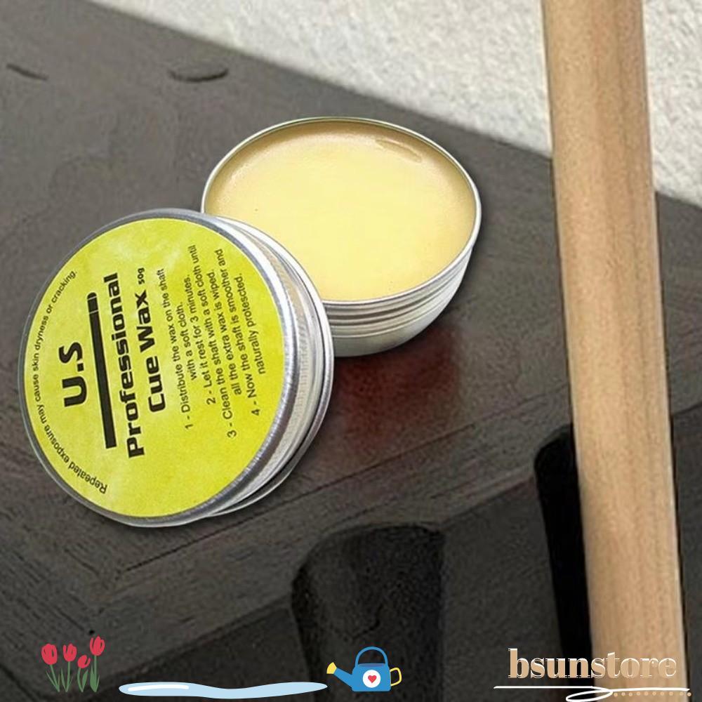 BSUNSTORE Pool Cue Shaft Wax, Silky Wood-Specific Formula Pool Cue Wax ...