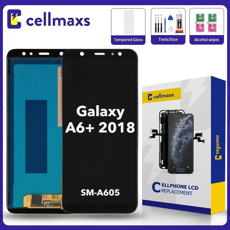 For SAMSUNG Galaxy A6+ A6 Plus 2018 A605 SM-A605 LCD Touch Screen ...