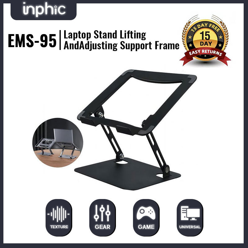 INPHIC Laptop Stand Foldable Height Adjustable Tablet Stand 10-16 ...