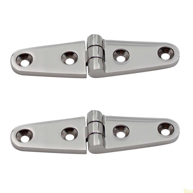 Hap 2Pcs 100x25mm Boat Door Hinge Marine Window Deck Cabinet Hinge ...