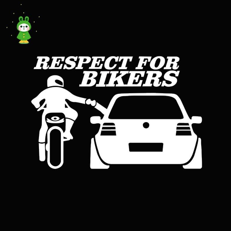 Car Stickers Respect Cyclists Stickers Respect Cyclists Waterproof ...