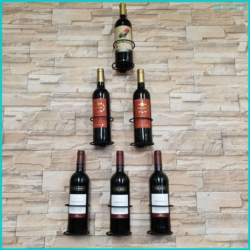 Mya Wine Bottle Rack Wall Mount Wine Display Shelf Bracket Single ...