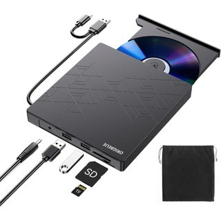 External DVD Drive, CD Drive USB 3.0 Typle C CD/DVD ROM +/-RW Adapter ...