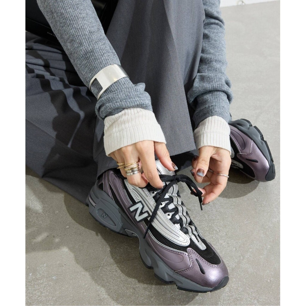 NEW BALANCE M1000 NB Vintage Silver Purple Purple Black M1000EGY IU ...