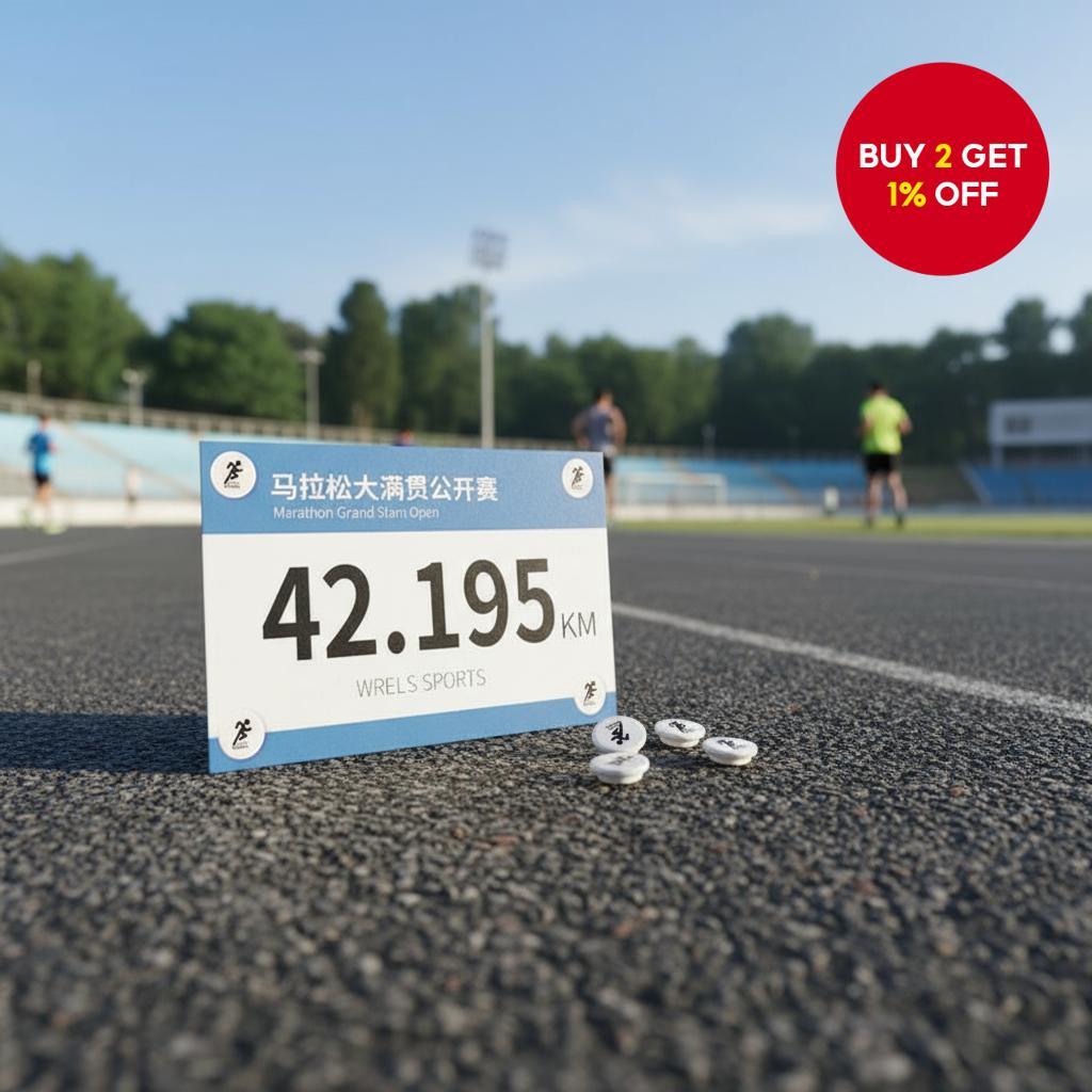 4 Pack Plastic Buckle Fasteners for Outdoor Event Bib Number Plate ...