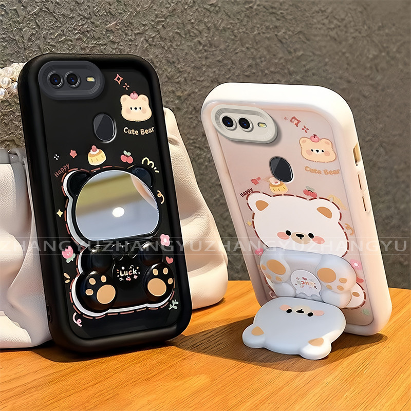 Suitable for OPPO A5S A3S A12E A7 A12 F9 PRO phone Case New Cute Bear ...