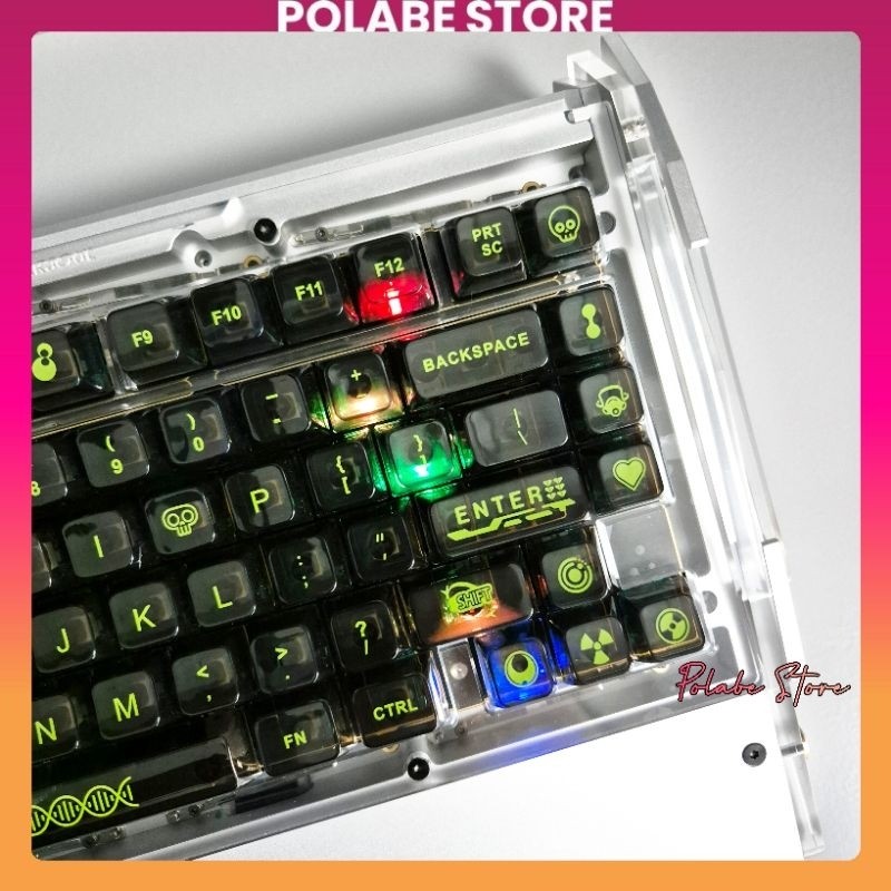 Keycap MDA Resident Evil Profile mechanical keyboard Polabe Commerce ...