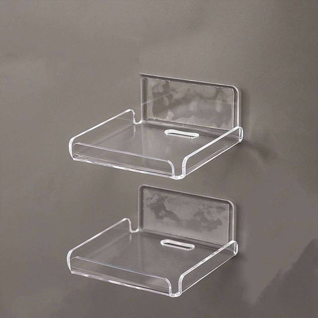 Acrylic Monitors Display Ledges Lightweight Self Adheasive Shelf for ...