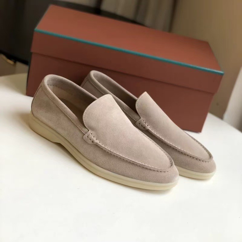 Top Channel New Model LP Loafers2025Men's Smooth Suede Moccasin Loafers ...
