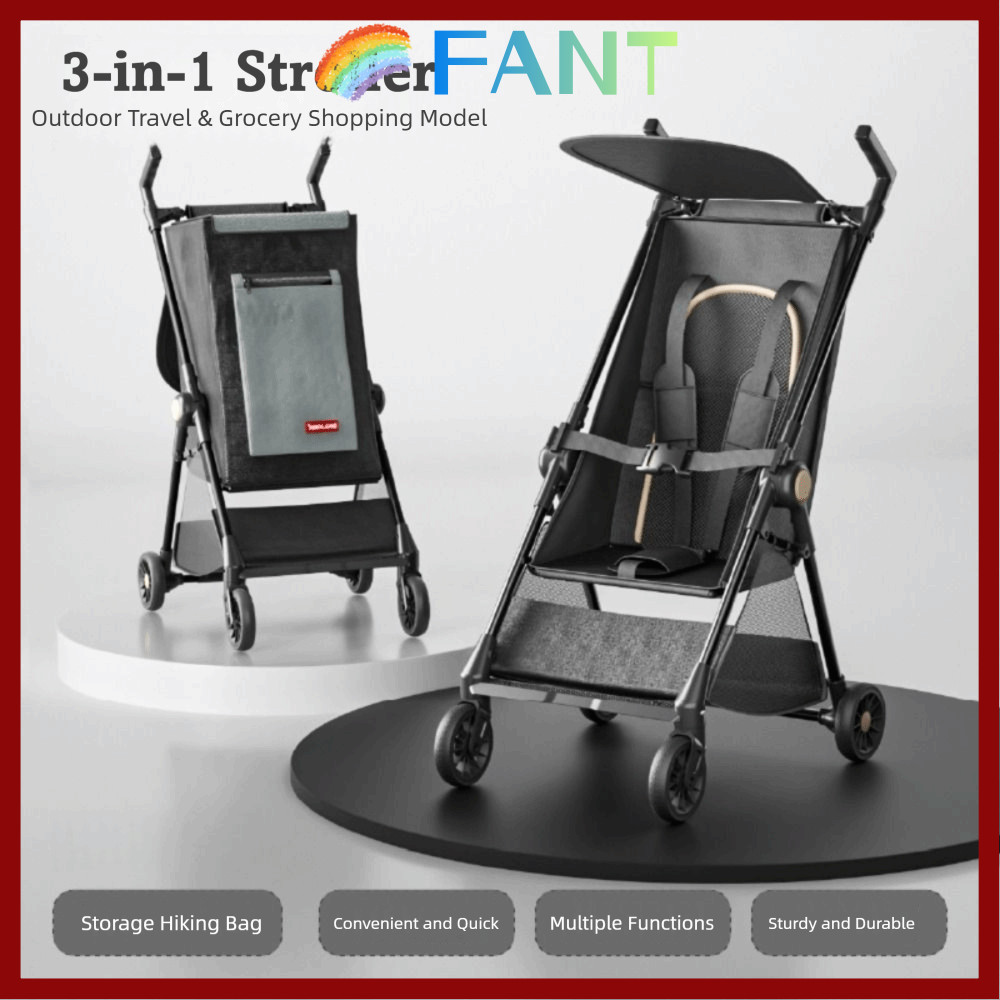 FANT Baby Stroller, with Storage Bag Lightweight Frame Foldable ...