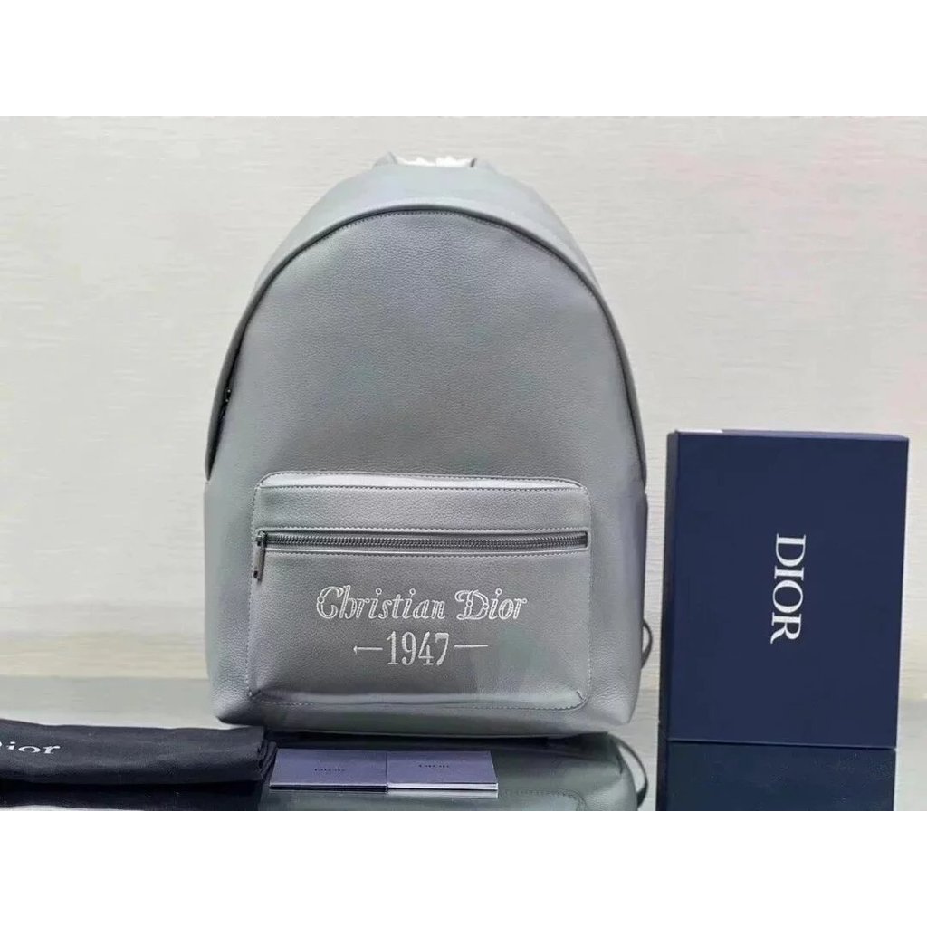 DIOR DIOR New Style Rider Backpack 1947 Gray Backpack Men Backpack ...