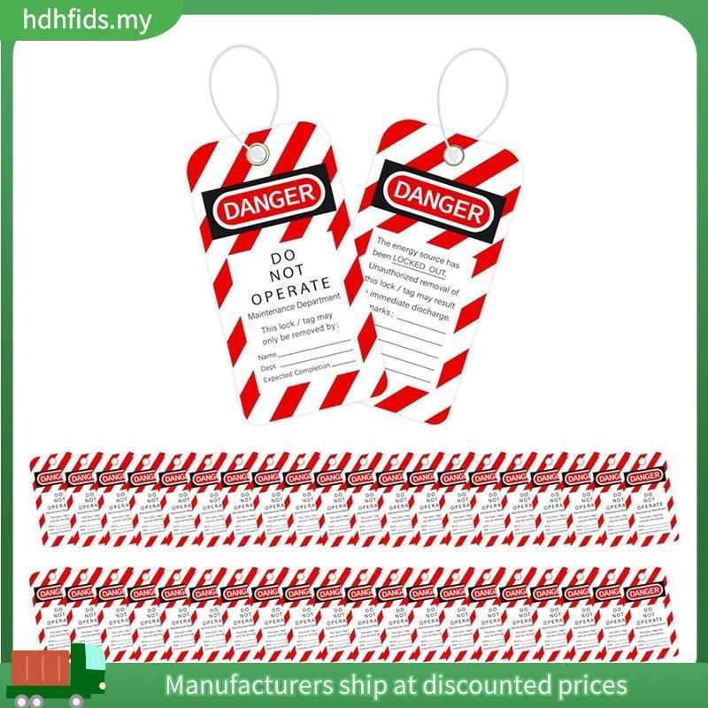 Lockout Tagout Tags Tear & Water Resistant Tags 3 X 5.75-Inch, 40 ...