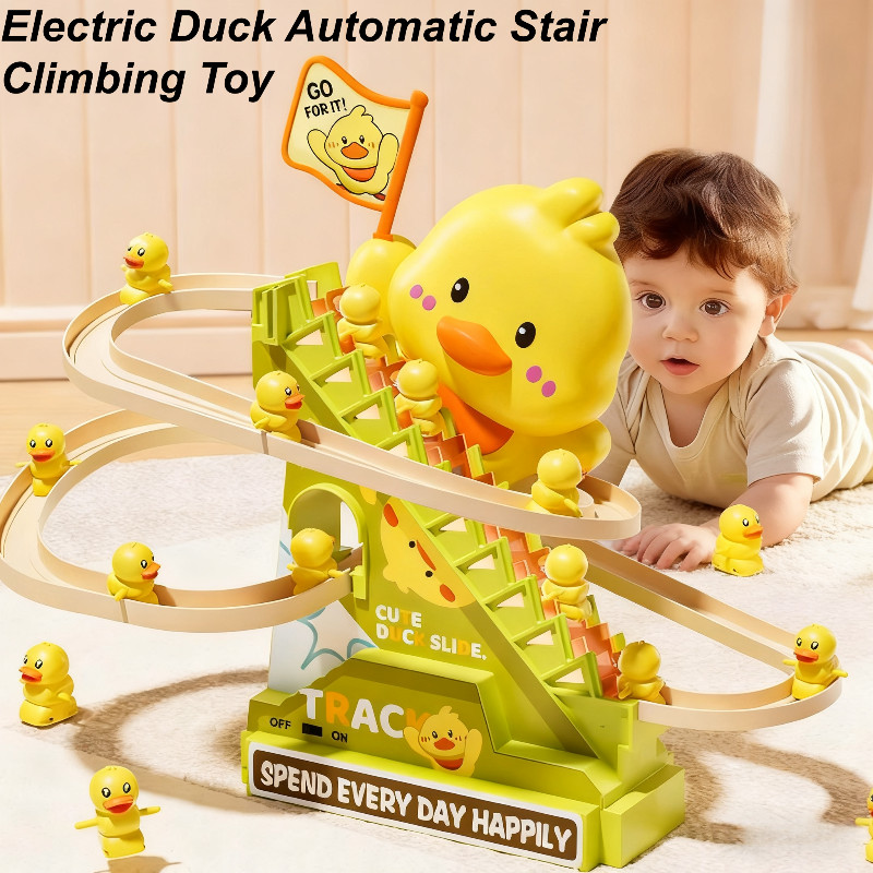 Electric Duck Automatic Stair Climbing Toy Visual Development ...