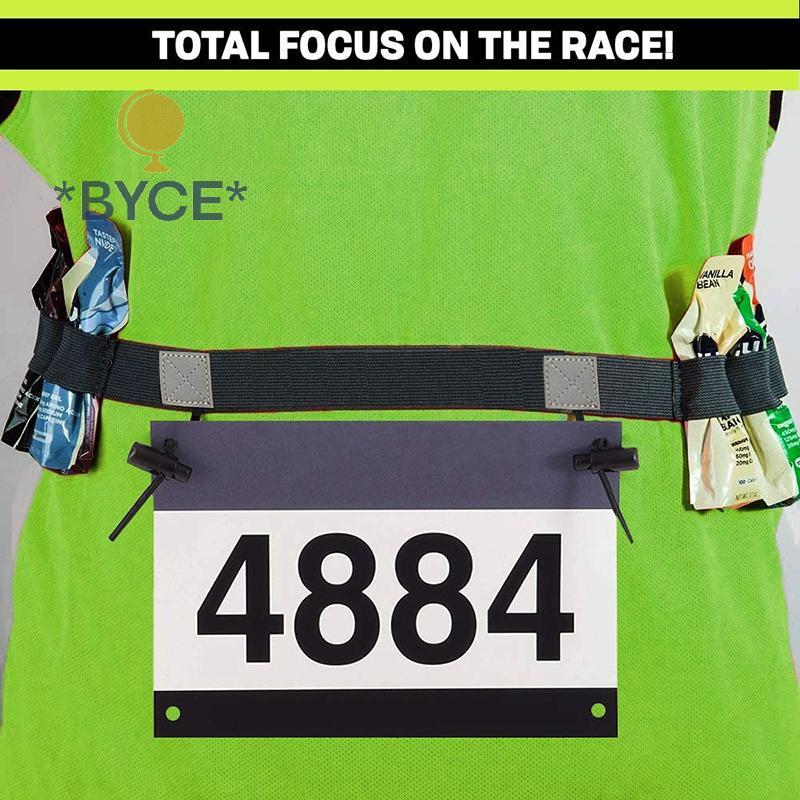 BYCE> Outdoor Running Race Number Belt Waist Pack Bib Holder For ...