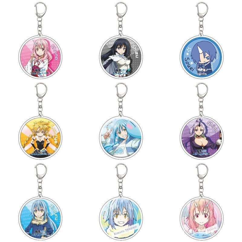 55MM Anime That Time I Got Reincarnated as a Slime Keychain Rimuru ...