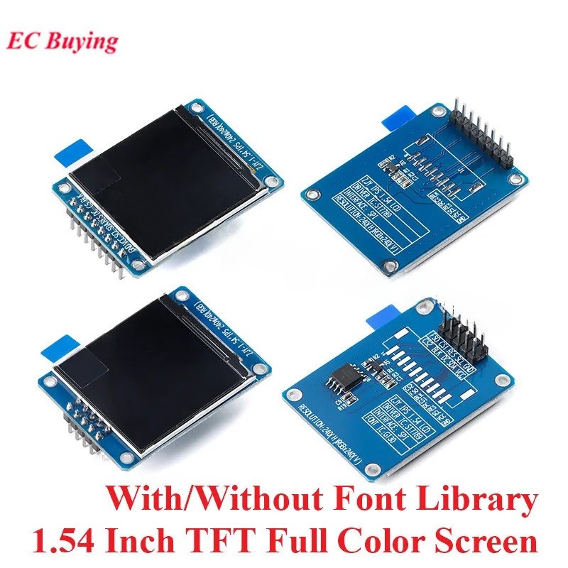 1.54 Inch 1.54" Full Color TFT Display Module HD IPS LCD LED Screen ...