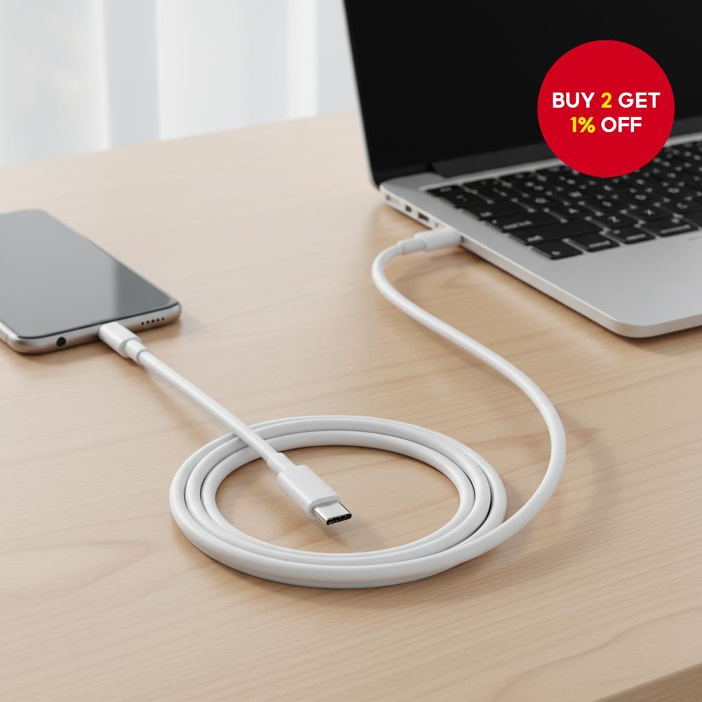 Type C Rapid Charging Wire Portable Power Cable for Speaker Phones ...