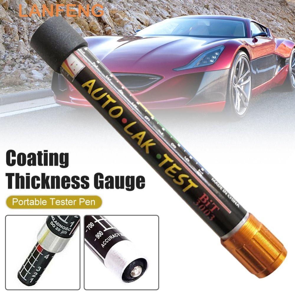 CỬAHÀNG Car Paint Thickness Tester Pen, Scale Indicator Plastic Car ...