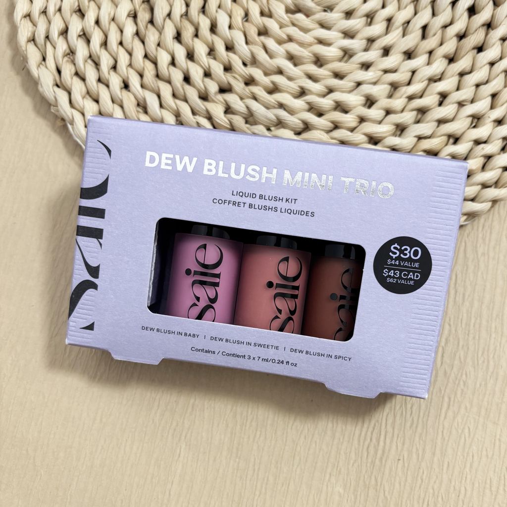 Saie Mini Dew Blush Trio Gift Set | Shopee Philippines