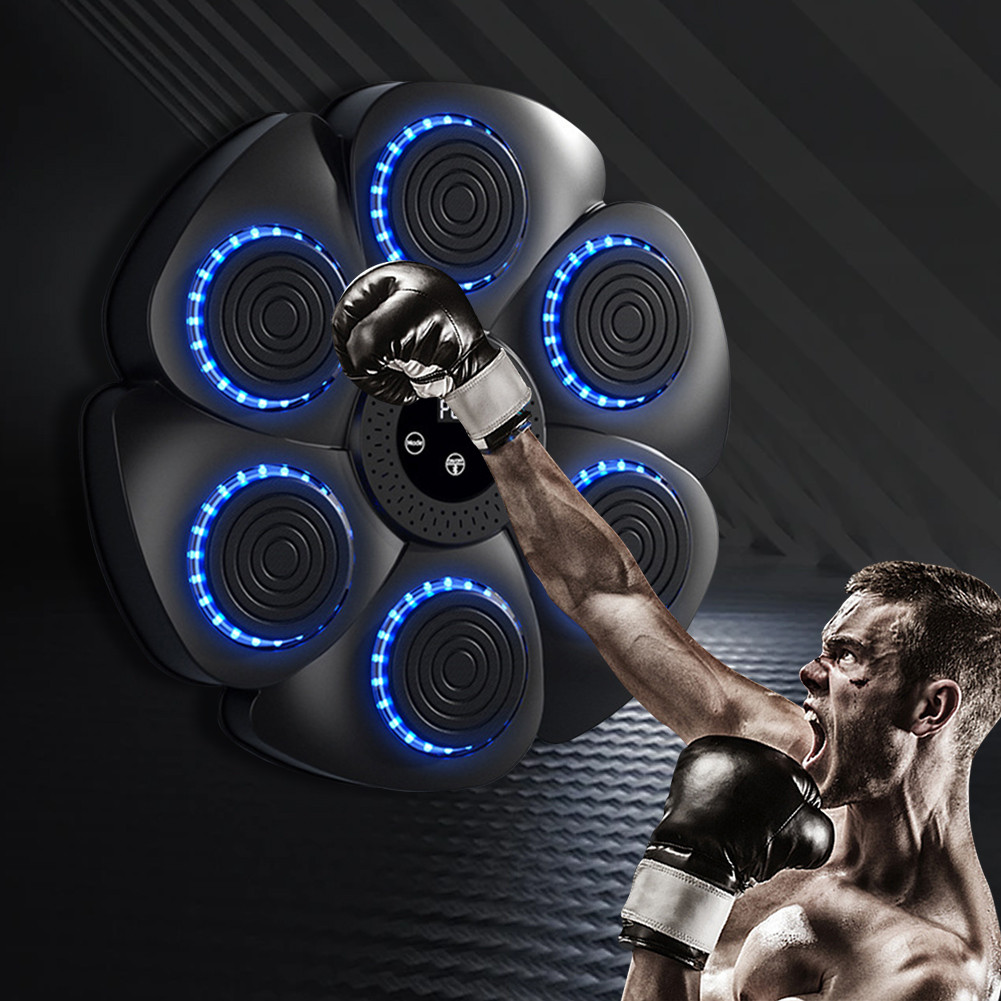 Music Boxing Machine Type C Charging Boxing Reaction Wall Target for ...