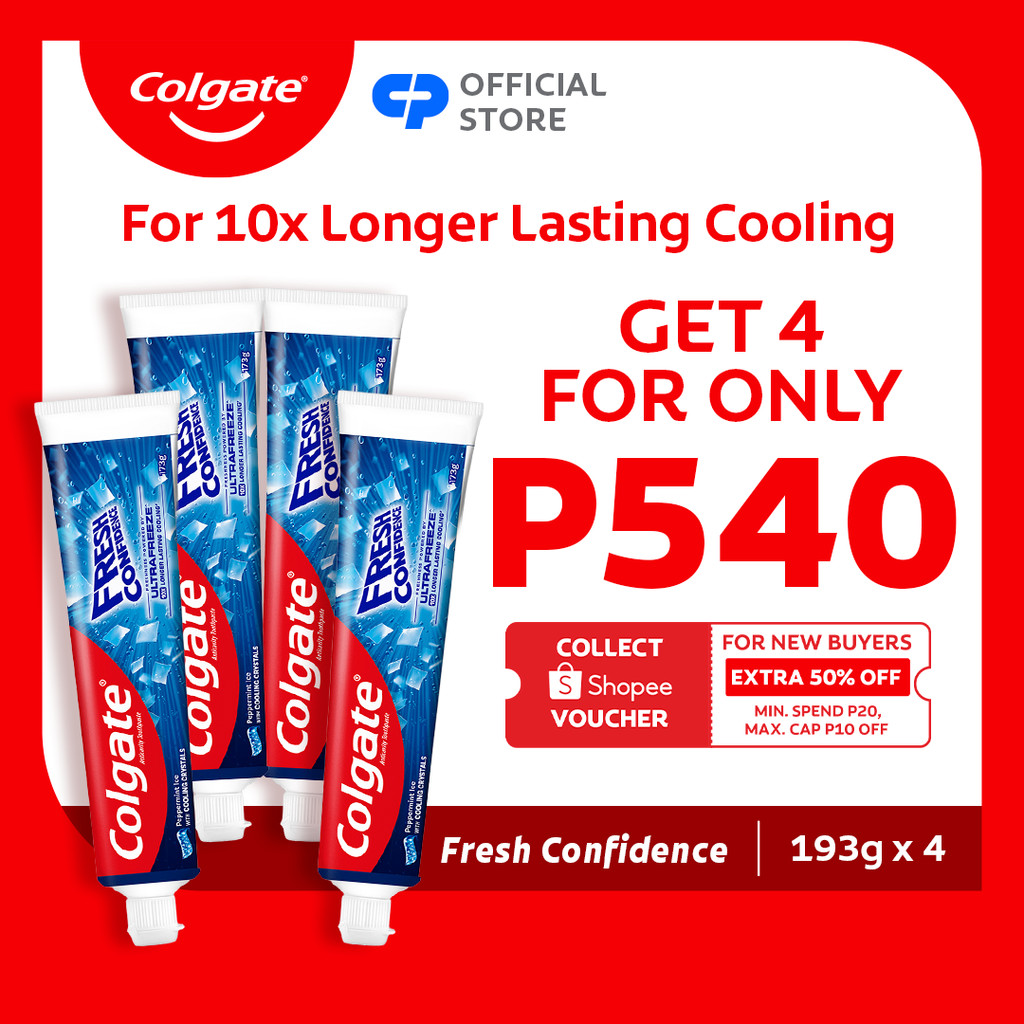 Colgate Fresh Confidence Gel Toothpaste with Cooling Crystals ...