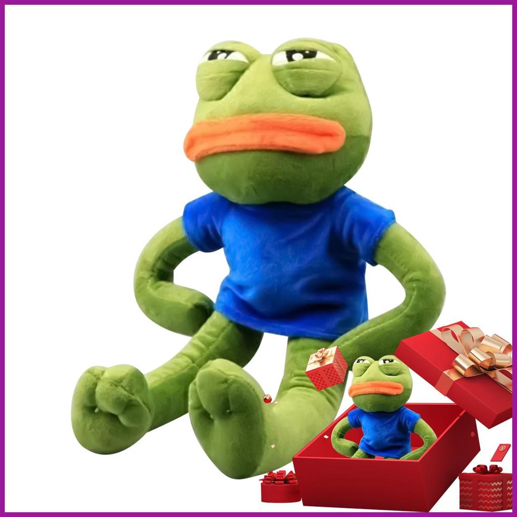 For Pepe The Frog Sad Frog Cute Frog Plush Sad Frog Anime Plush Toys ...