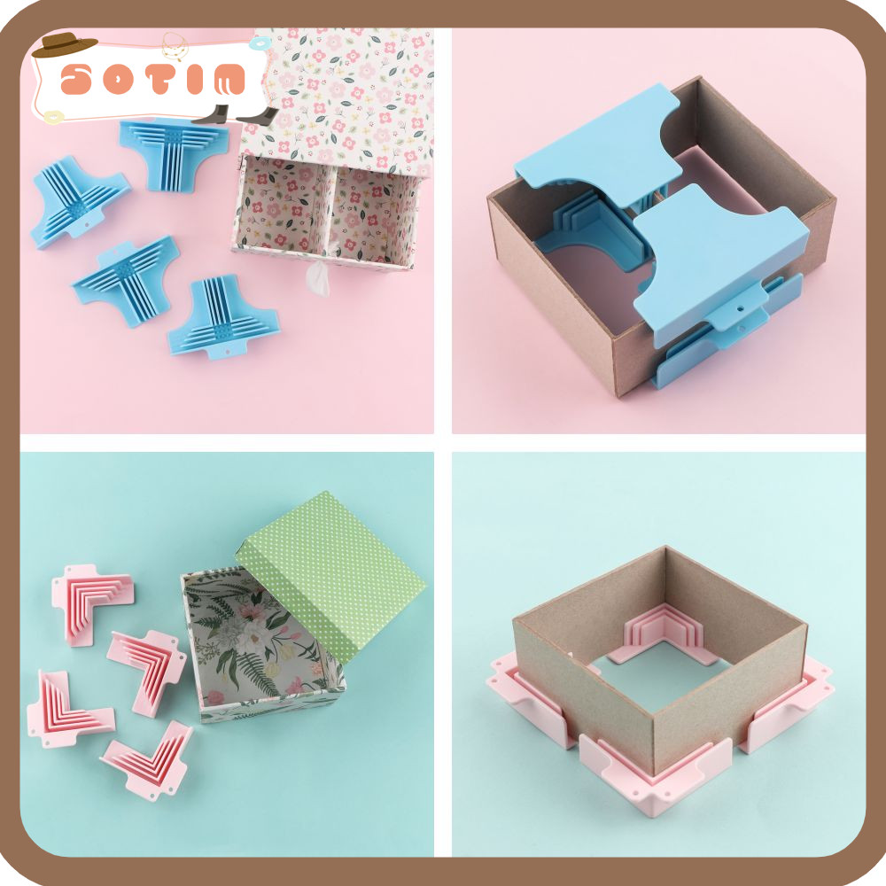 SOTIM 4/6Pcs Corner Assembly Clamps, Paper Scrapbooking Tool Paper ...