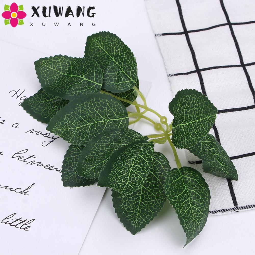 QUENTIN Artificial Rose Leaves Christmas Wreaths Flowers Bridal ...