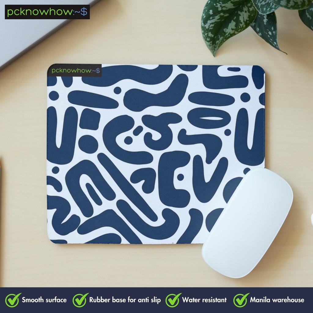 Pcknowhow Blue art mouse pad Gaming deskpad Mouse pad (220mm x 180mm ...