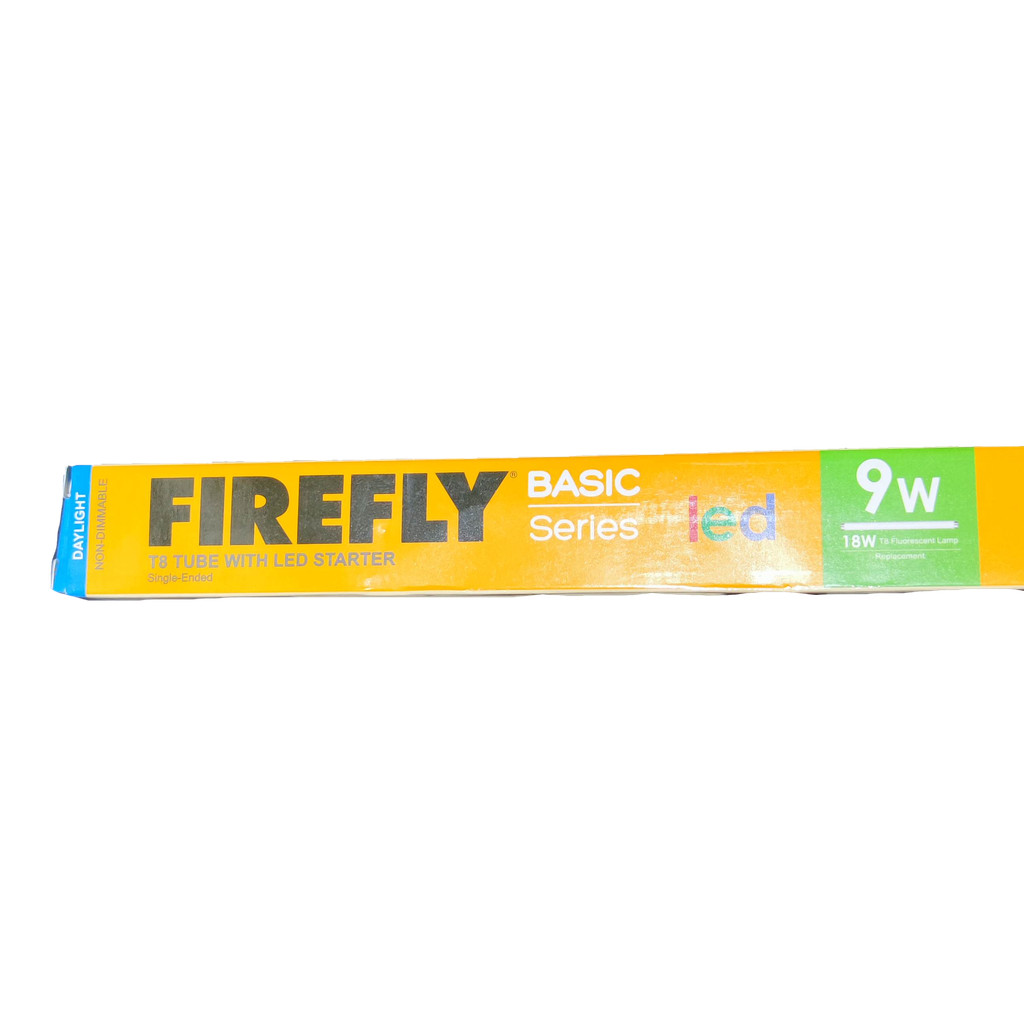 Firefly 9W T8 LED Fluorescent Tube Daylight Single Ended - EFS03T8DL09 ...