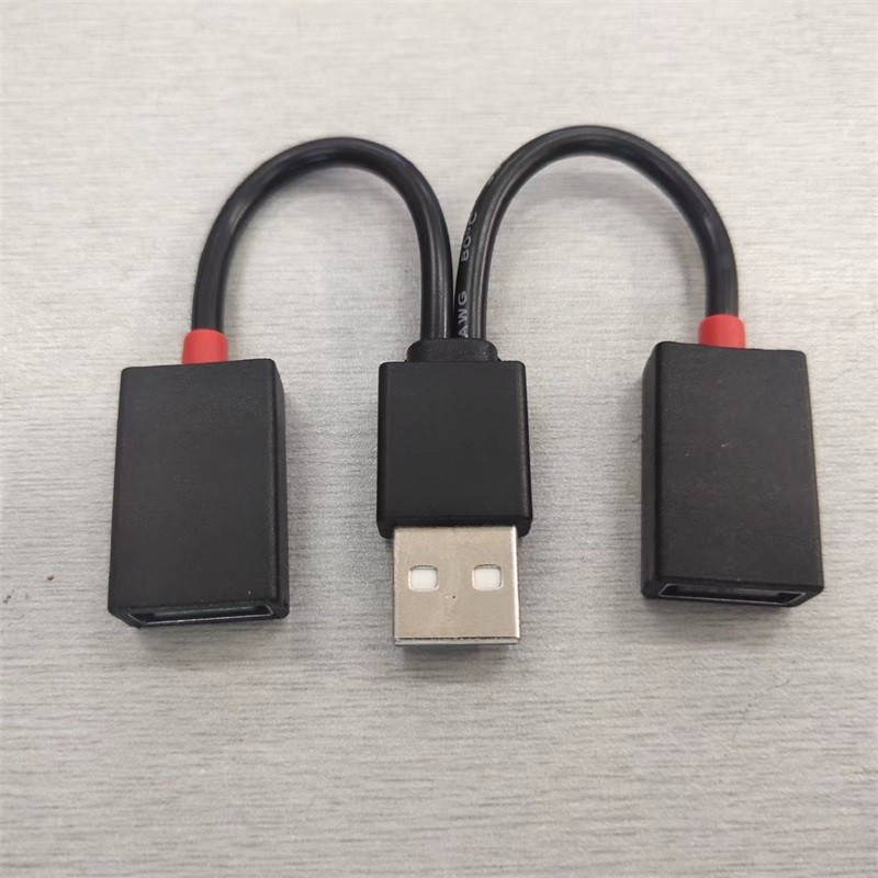1 In 2 Out USB HUB Car Usb Splitter cable Multifunction Adapter Cord ...