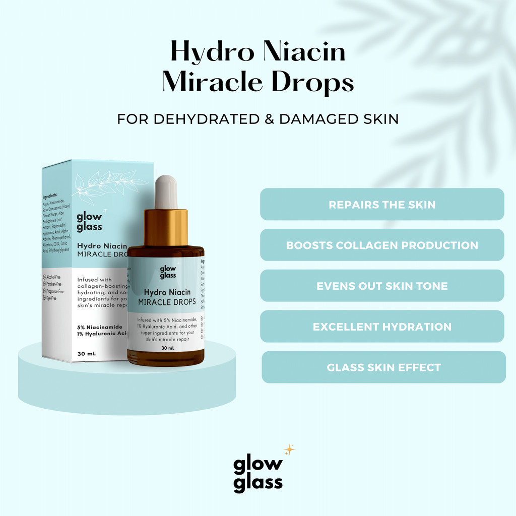 Hydro Niacin Miracle Drops - Hydrating & Collagen-Boosting Serum ...