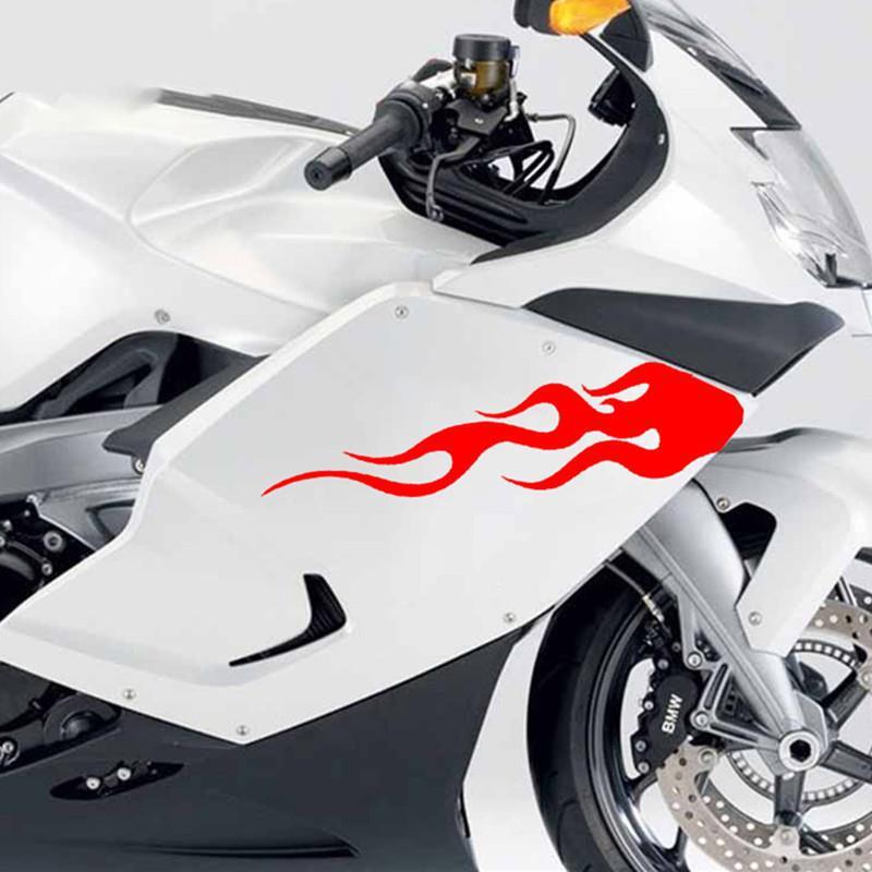 Motorcycle Helmet Flame Sticker Fuel Tank Car Sticker Totem Modified ...