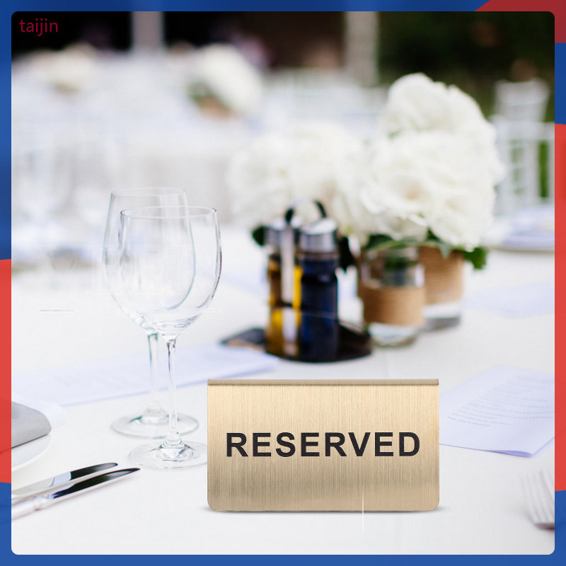 Shower Reserve Signs for Tables Reserved Seat Wedding Restaurant ...
