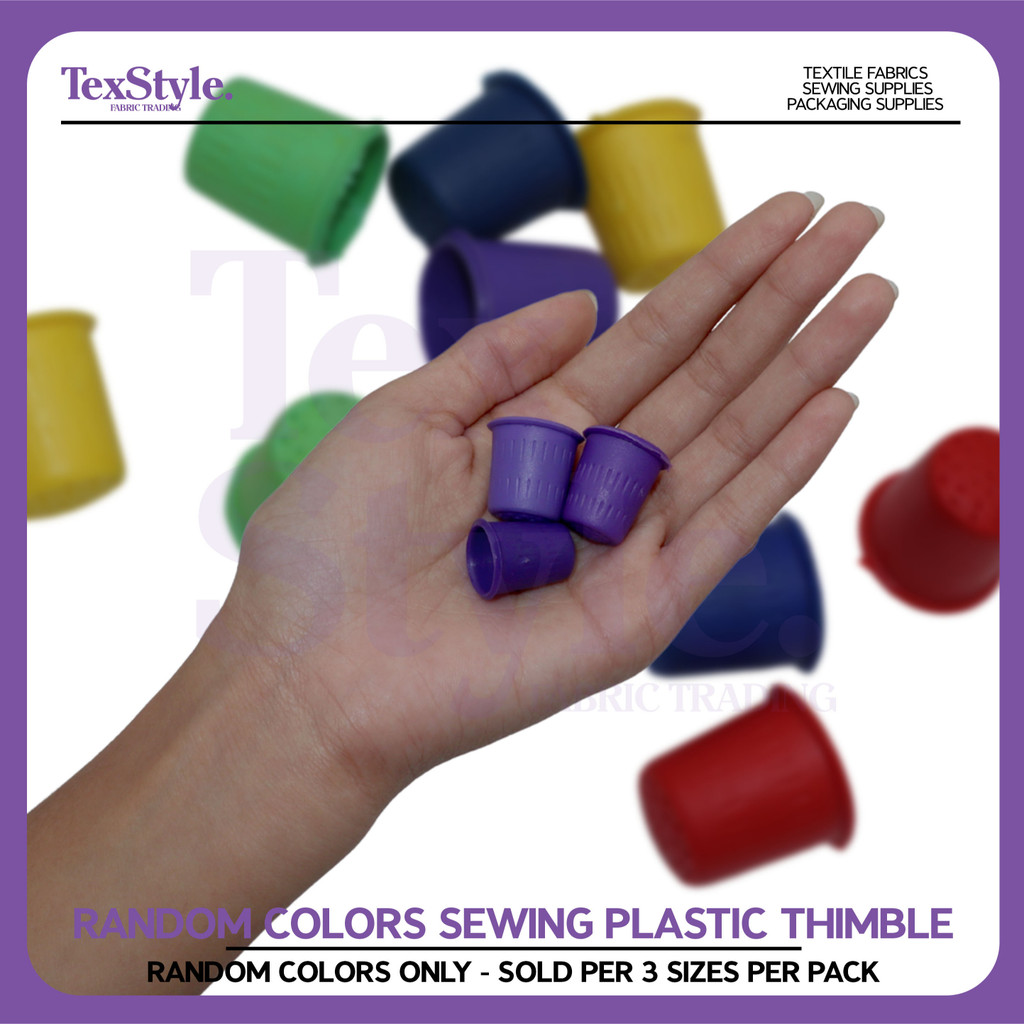 Texstyle (Sold per 3 Sizes per Pack) Random Colors Sewing Plastic ...