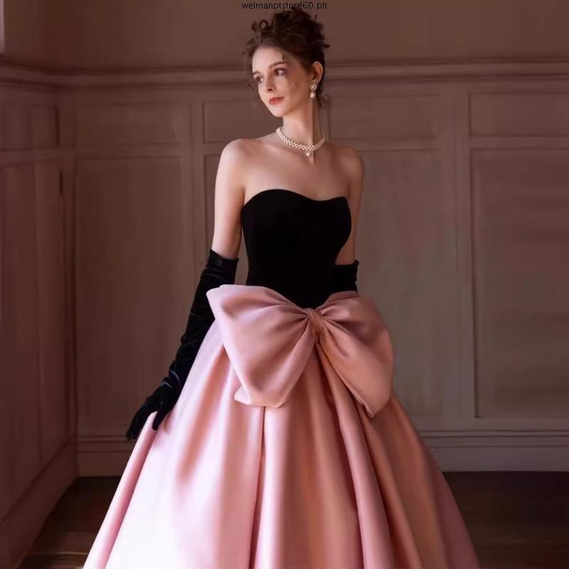 Hawlife Korean Black Pink Elegant Banquet Ball JS Cocktail Debut ...