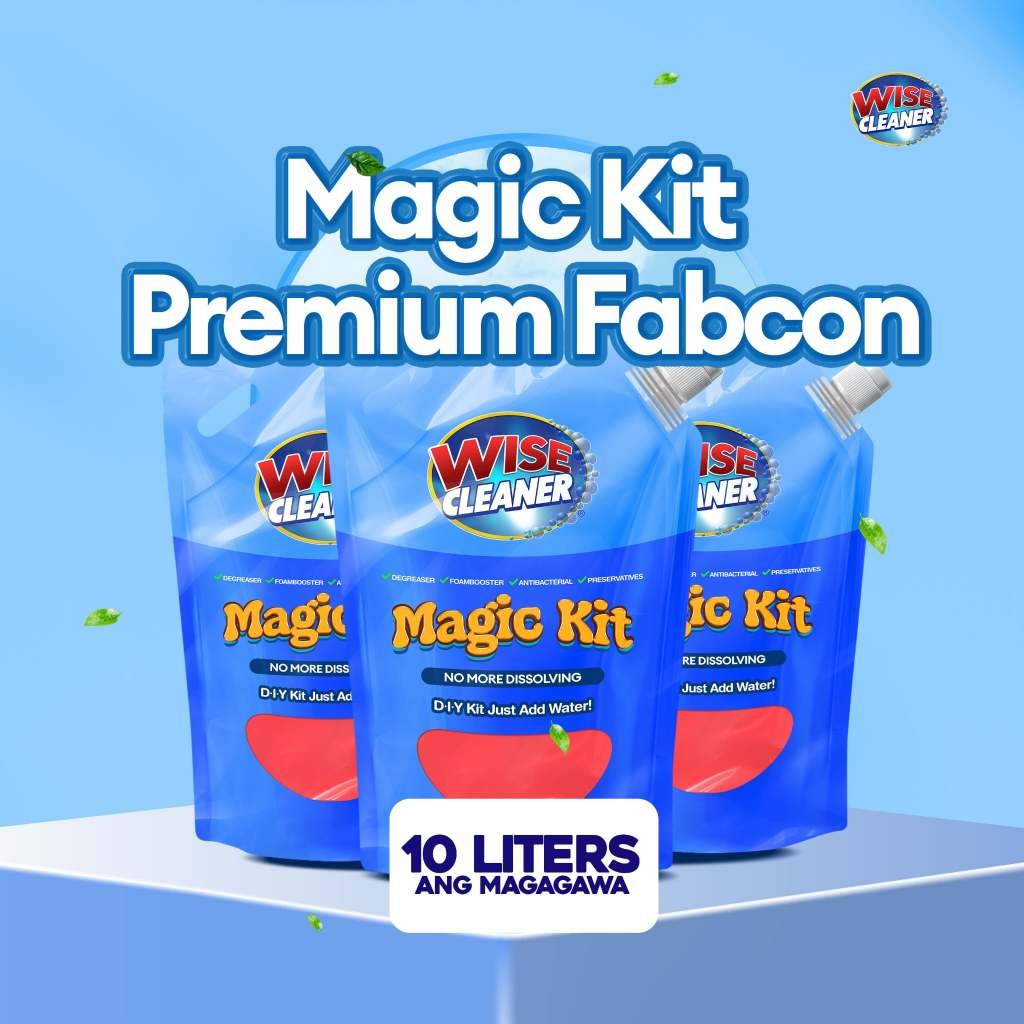 PREMIUM MAGIC FABCON DIY KIT - WISE CLEANER | Shopee Philippines