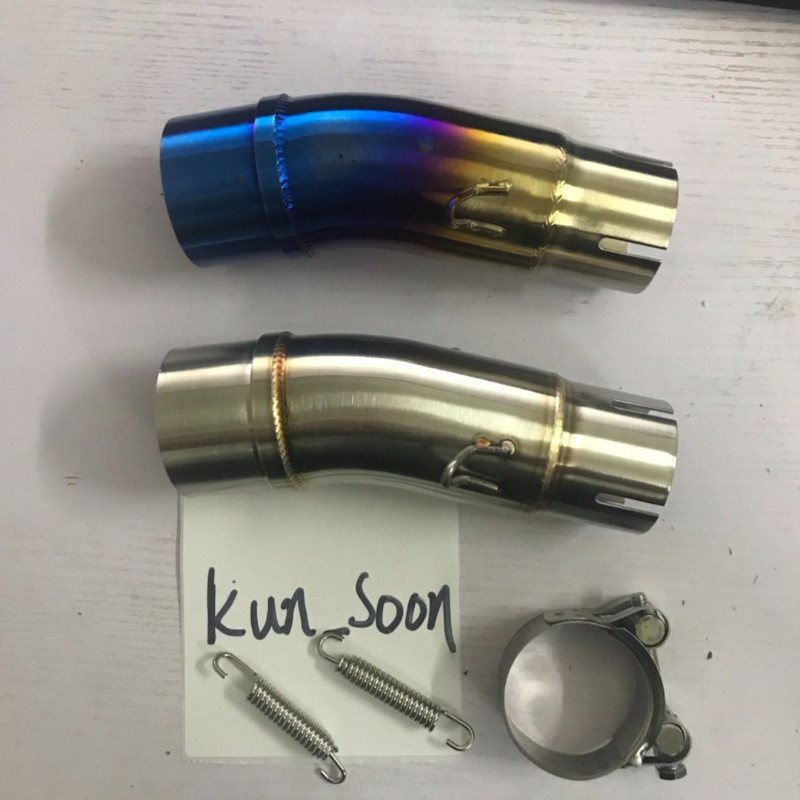 Slip-on Pipe Link For NInja 400 Z400 Exhaust Pipe Modification Connect ...