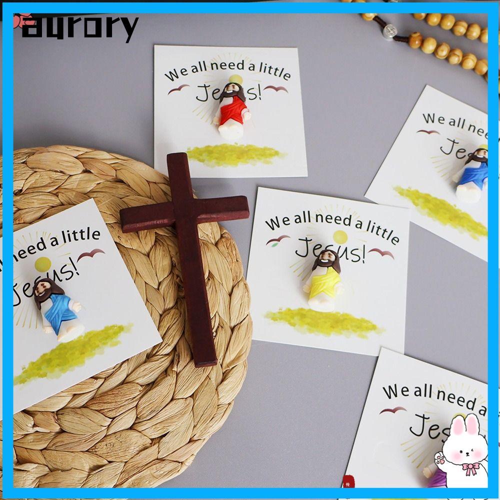 AURORY 1/8pcs Little Jesus Note Cards, Creative Boosting Faith Pocket ...