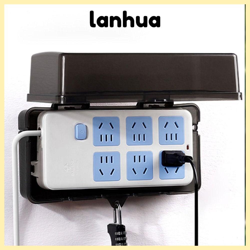 LANHUA Plug Box, Plastic Waterproof Extension Lead Cover, Durable Anti ...