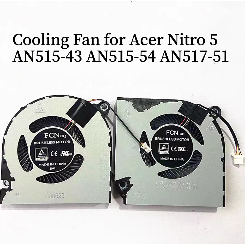 5V Computer Cooler GPU CPU Cooling Fan for Acer Nitro 5 AN515-43 AN515 ...