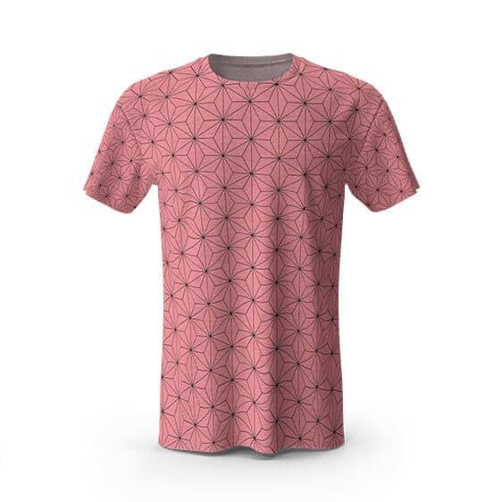 Nezuko Pink Kimono Pattern Demon Slayer Shirt | Shopee Philippines