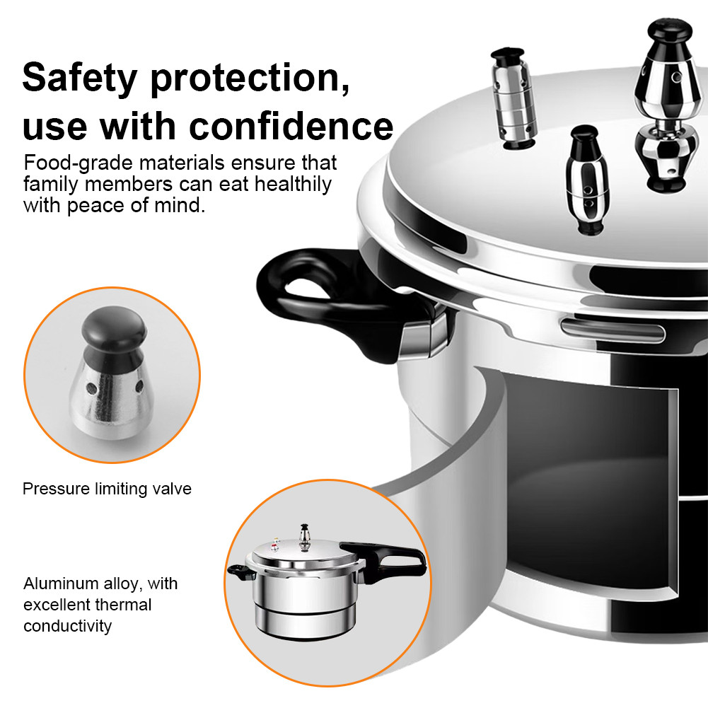 Aluminum Pressure Cooker with Steaming Plate Small Pressure Cooker ...