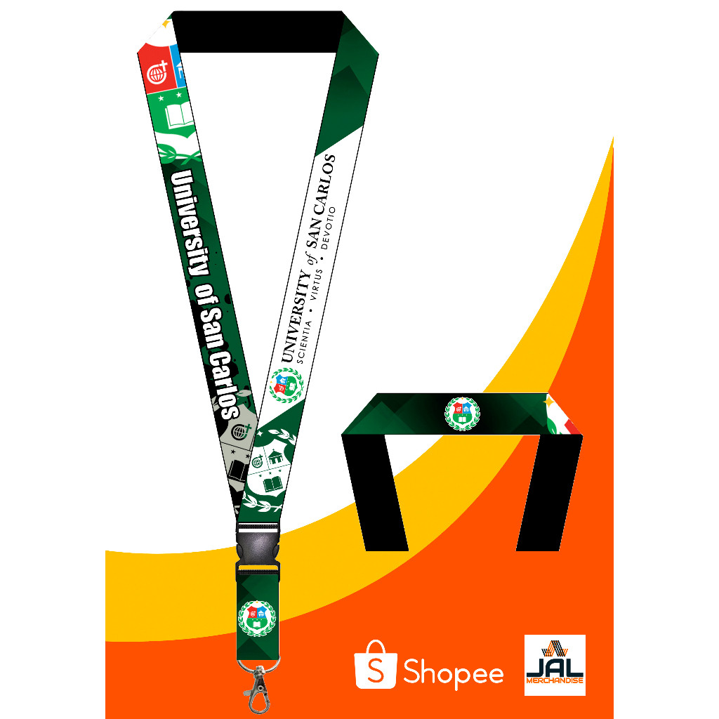 university of san carlos ID lace design/ ID lanyard/ ID sling | Shopee ...